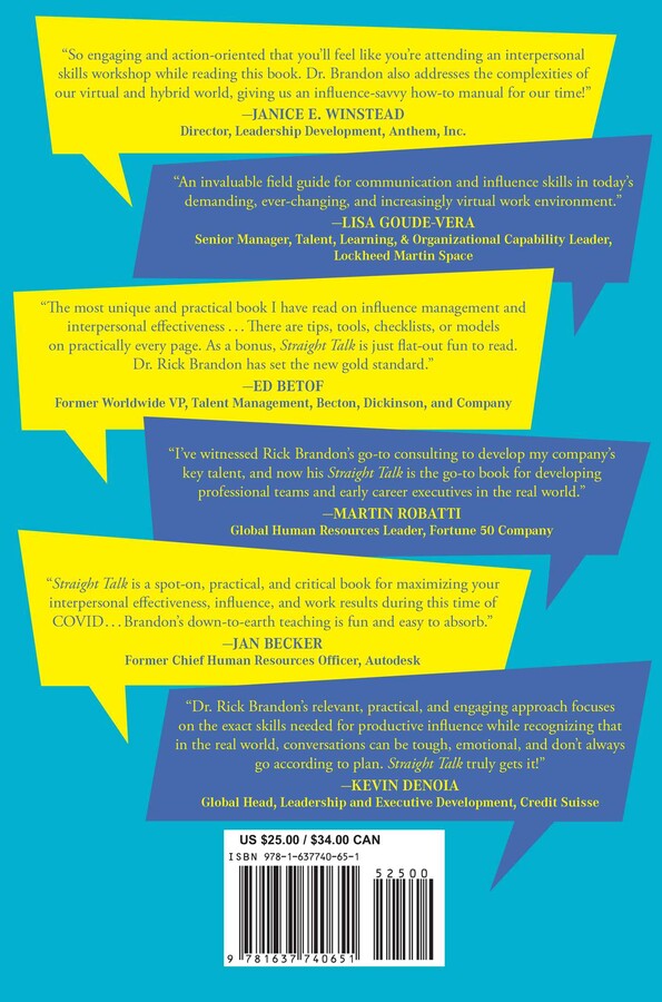 Straight Talk | Book by Rick Brandon | Official Publisher Page | Simon ...