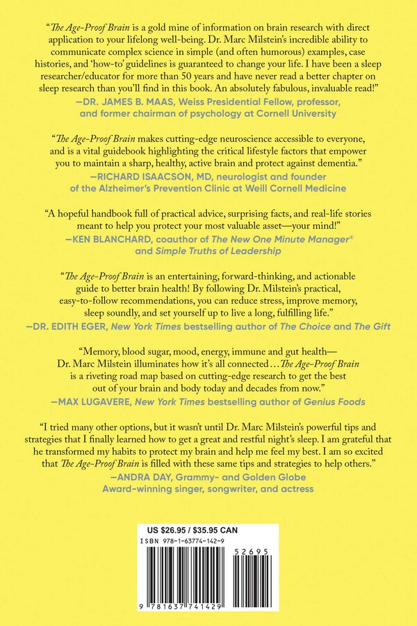 The Age-Proof Brain | Book by Marc Milstein | Official Publisher Page ...