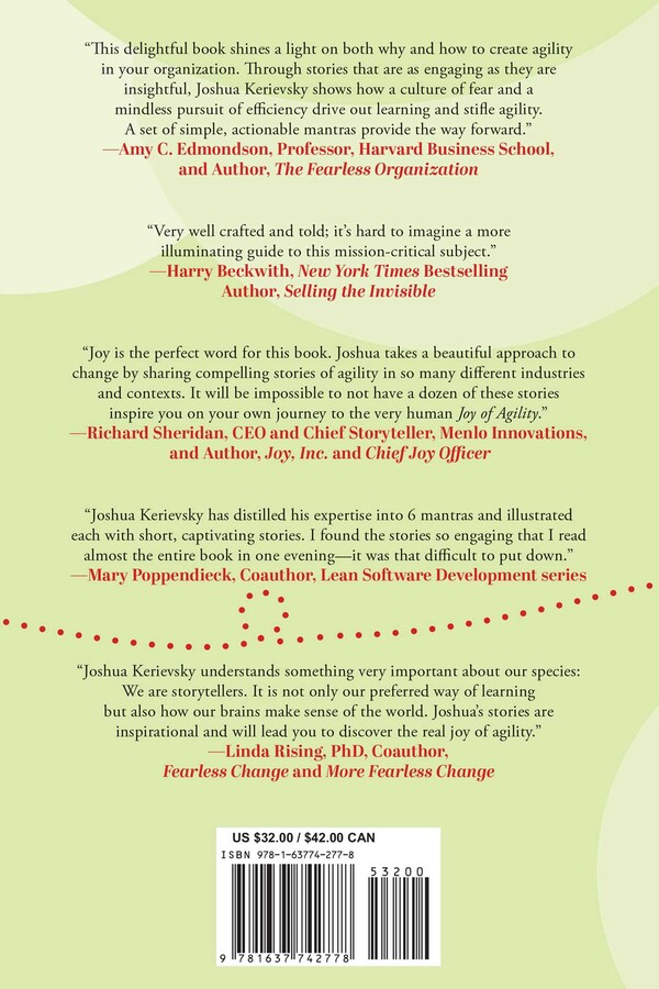 Joy of Agility | Book by Joshua Kerievsky | Official Publisher Page ...