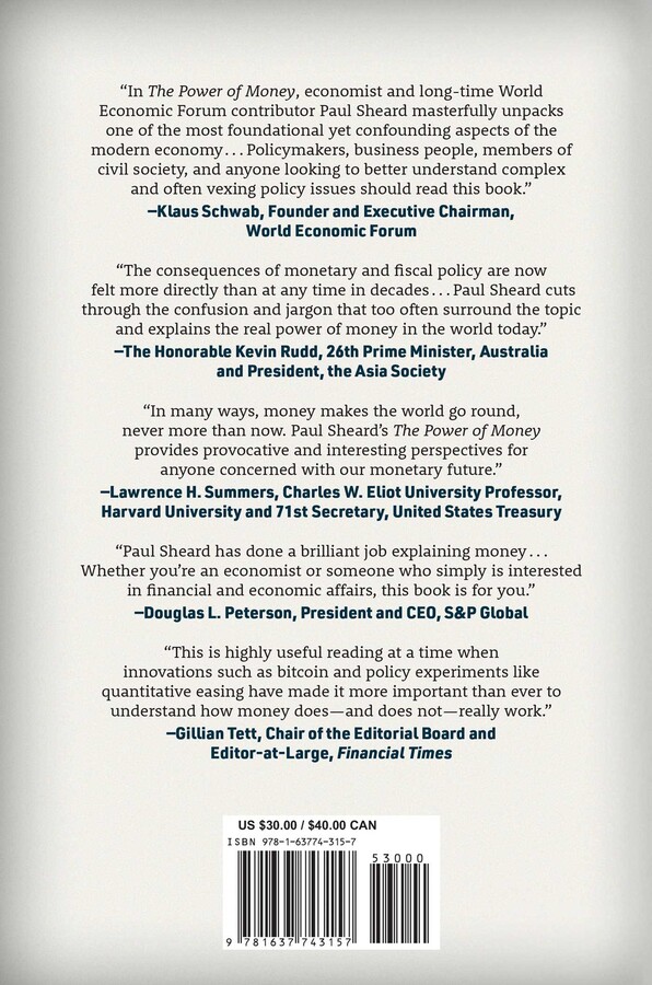 The Power of Money | Book by Paul Sheard | Official Publisher Page ...