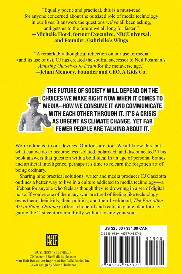 The Forgotten Art of Being Ordinary | Book by CJ Casciotta, Andrew ...