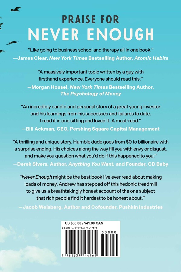 Never Enough | Book by Andrew Wilkinson | Official Publisher Page | Simon & Schuster