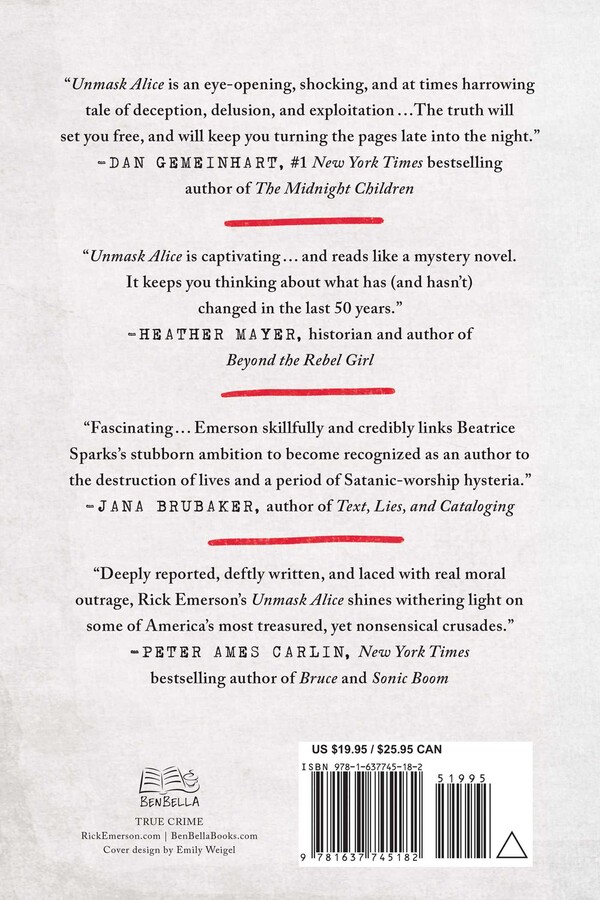 Unmask Alice | Book by Rick Emerson | Official Publisher Page | Simon ...