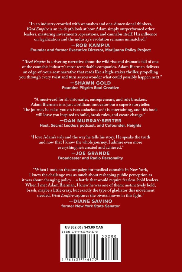 Weed Empire | Book by Adam Bierman | Official Publisher Page | Simon ...