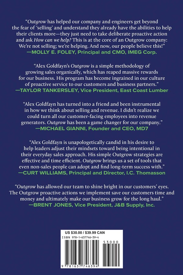 Outgrow | Book by Alex Goldfayn | Official Publisher Page | Simon ...