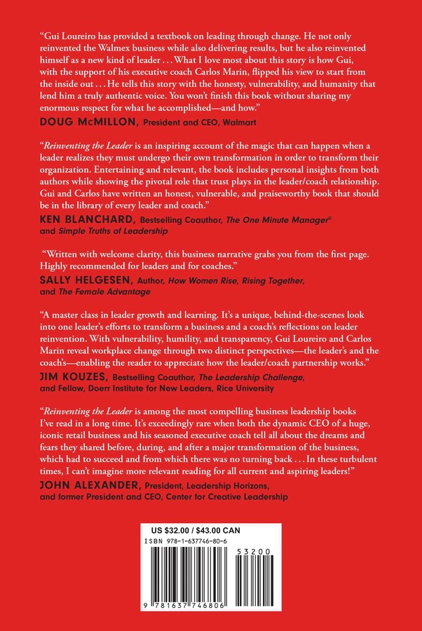 Reinventing the Leader | Book by Gui Loureiro, Carlos E. Marin ...