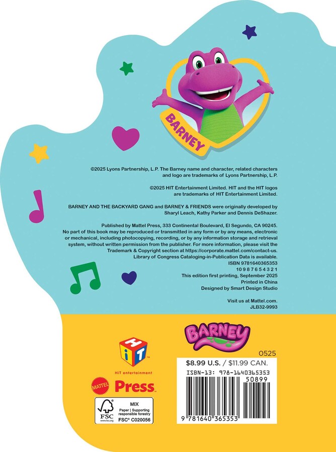 Barney: Hey, Barney! | Book by Anna Membrino, Mattel | Official ...
