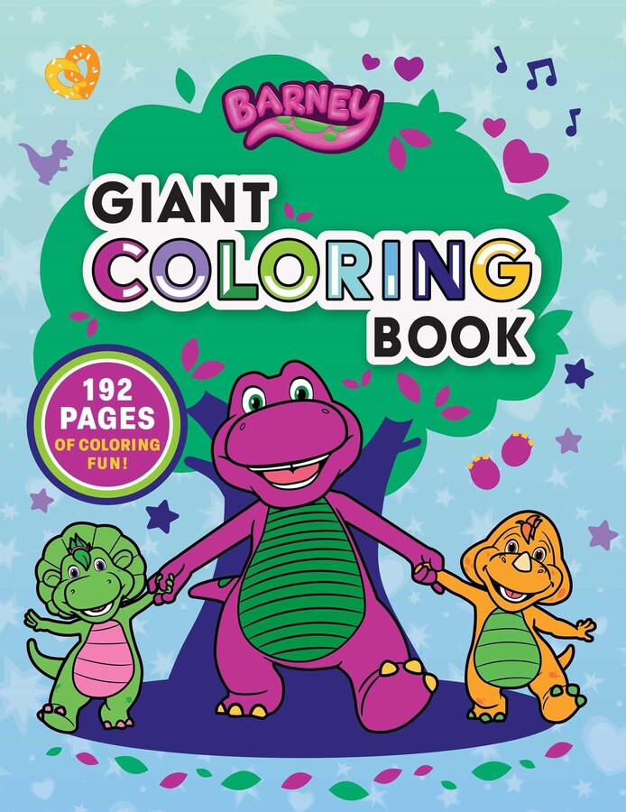 Barney: Giant Coloring Book | Book by Mattel | Official Publisher Page ...
