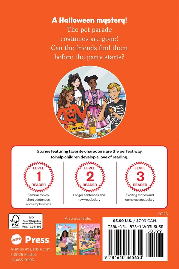 Barbie: Tricks and Treats | Book by Courtney Carbone, Jiyoung An ...