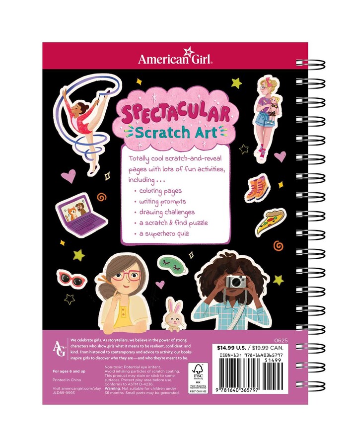 American Girl: Spectacular Scratch Art | Book by American Girl ...