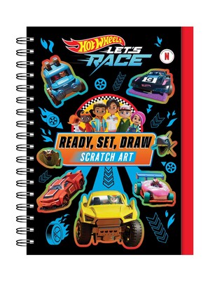 Hot Wheels Let's Race: Ready, Set, Draw - Scratch Art | Book by Mattel ...