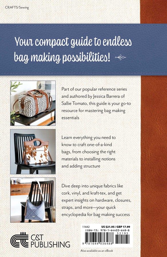 Essential Bag Making Reference Tool | Book by Jessica Sallie Barrera ...