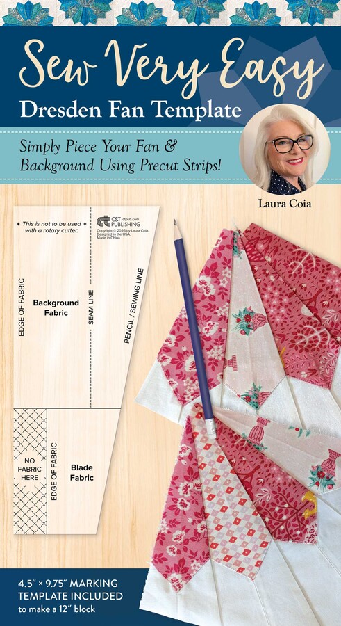 Sew Very Easy Dresden Fan Template - Book Summary & Video | Official ...