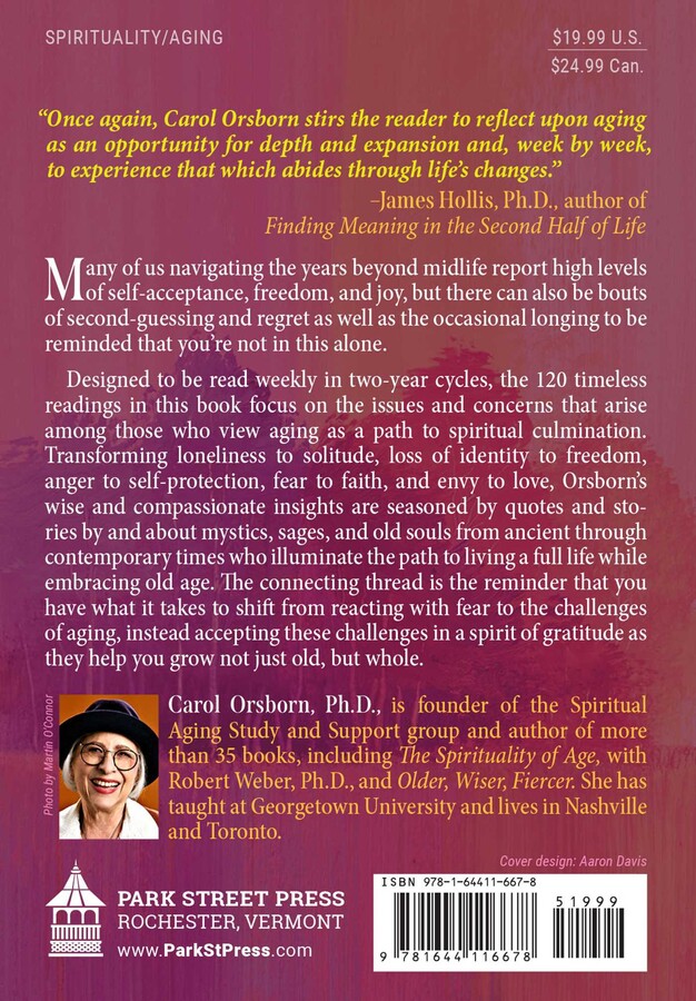 Spiritual Aging | Book by Carol Orsborn, Harry R. Moody | Official ...