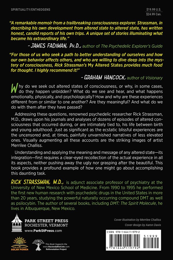 My Altered States | Book by Rick Strassman | Official Publisher Page ...