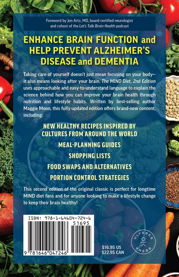 The Mind Diet 2nd Edition Book By Maggie Moon Official Publisher Page Simon And Schuster