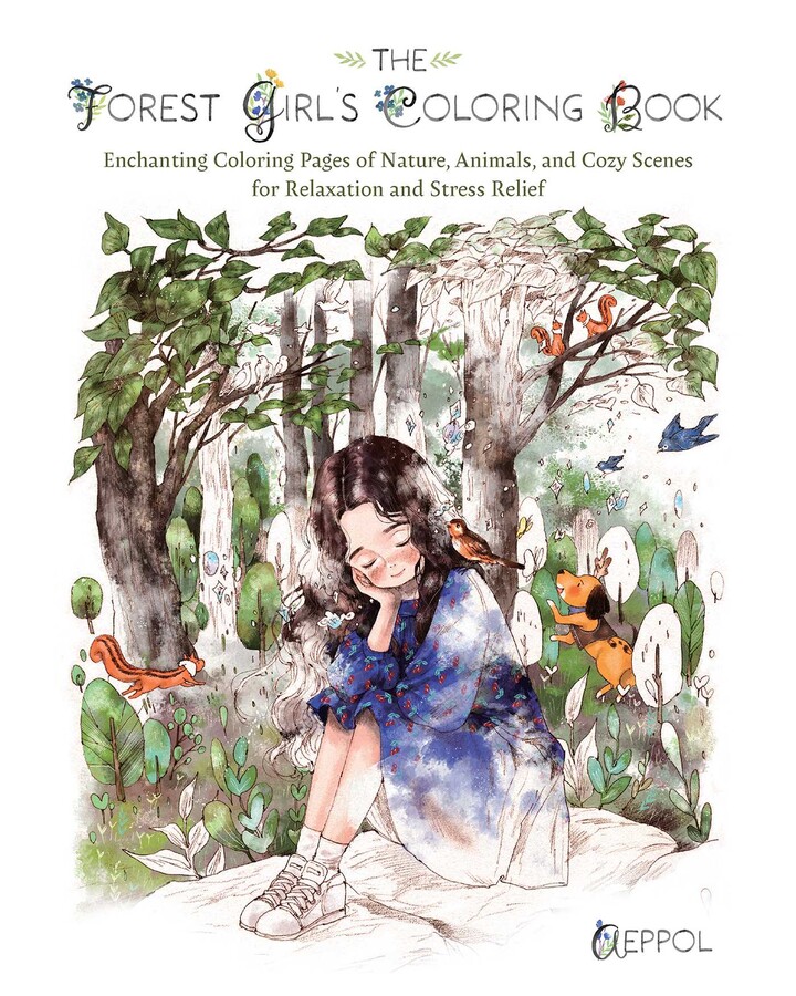 The Forest Girl's Coloring Book | Book by Aeppol | Official Publisher ...