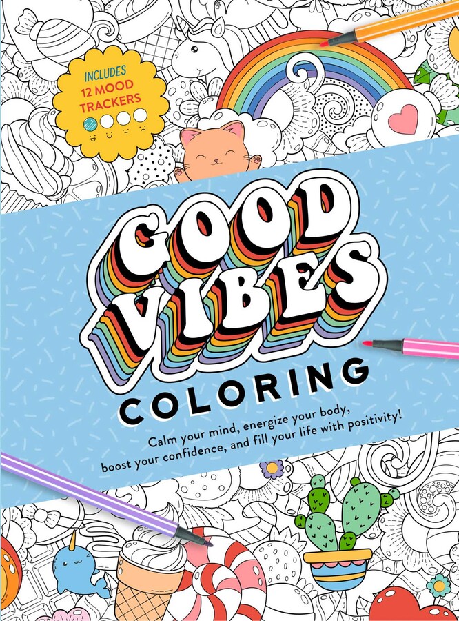 Good Vibes Coloring | Book by Editors of Thunder Bay Press | Official ...
