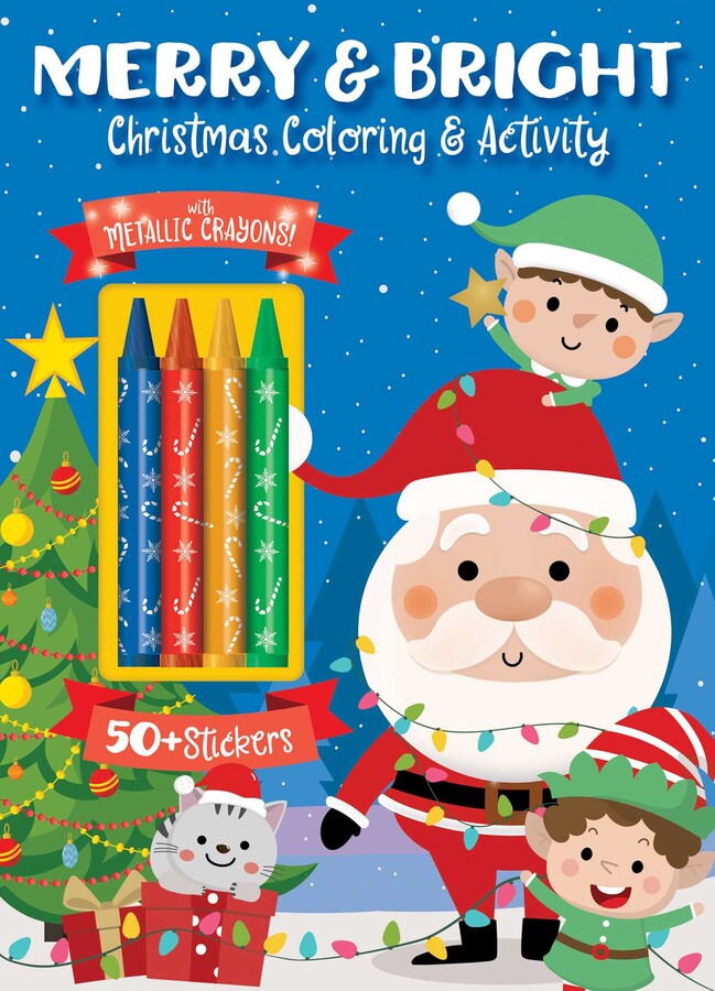 Merry & Bright! Christmas Coloring | Book by Editors of Silver Dolphin ...