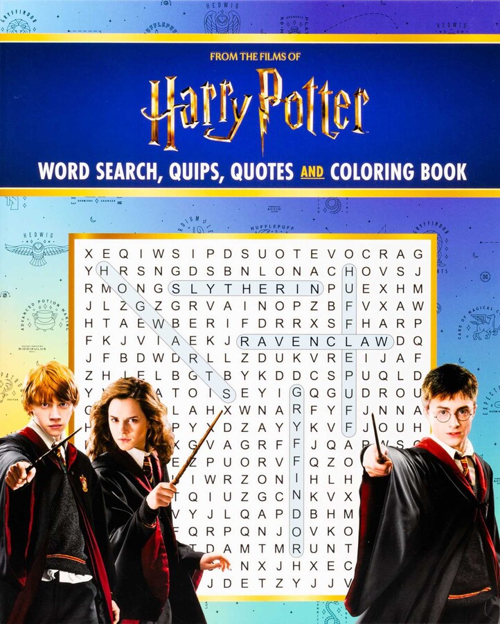Harry Potter Word Search, Quips, Quotes, and Coloring Book | Book by ...