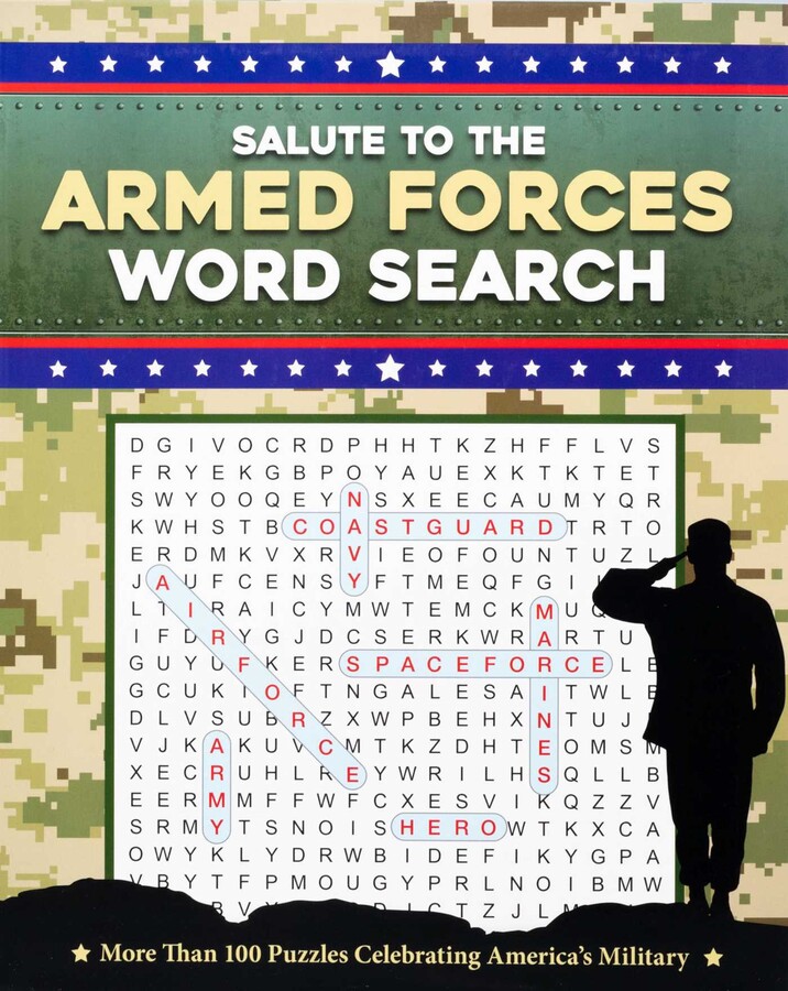 Salute to the Armed Forces Word Search | Book by Editors of Thunder Bay ...