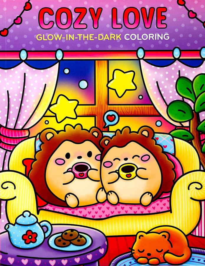 Cozy Love Glow-in-the-Dark Coloring | Book by Editors of Thunder Bay Press | Official Publisher ...