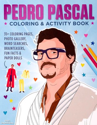 Pedro Pascal Coloring & Activity Book | Book by Editors of Thunder Bay ...