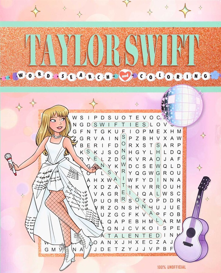 Taylor Swift Word Search and Coloring | Book by Editors of Thunder Bay ...