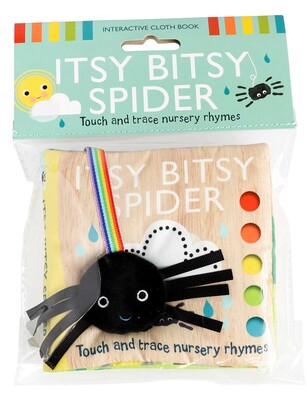 Touch and Trace Nursery Rhymes: Itsy Bitsy Spider Cloth Book - Book ...
