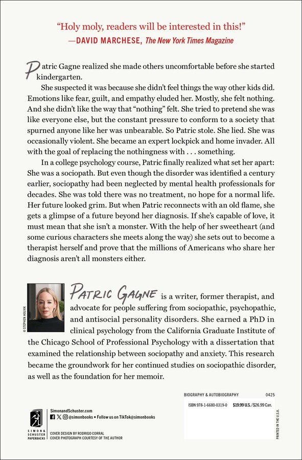 Sociopath | Book by Patric Gagne | Official Publisher Page | Simon ...