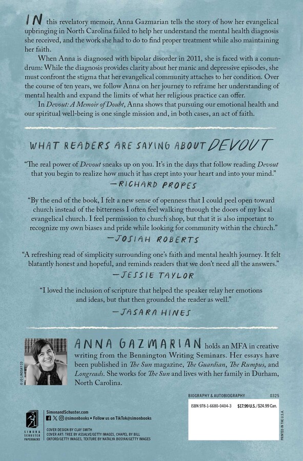 Devout | Book by Anna Gazmarian | Official Publisher Page | Simon ...