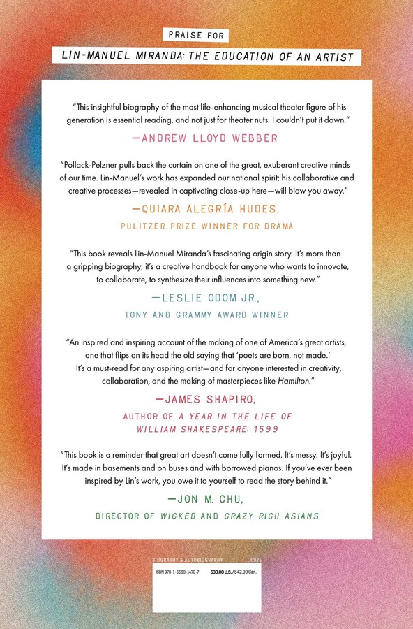 Lin-Manuel Miranda | Book by Daniel Pollack-Pelzner | Official ...