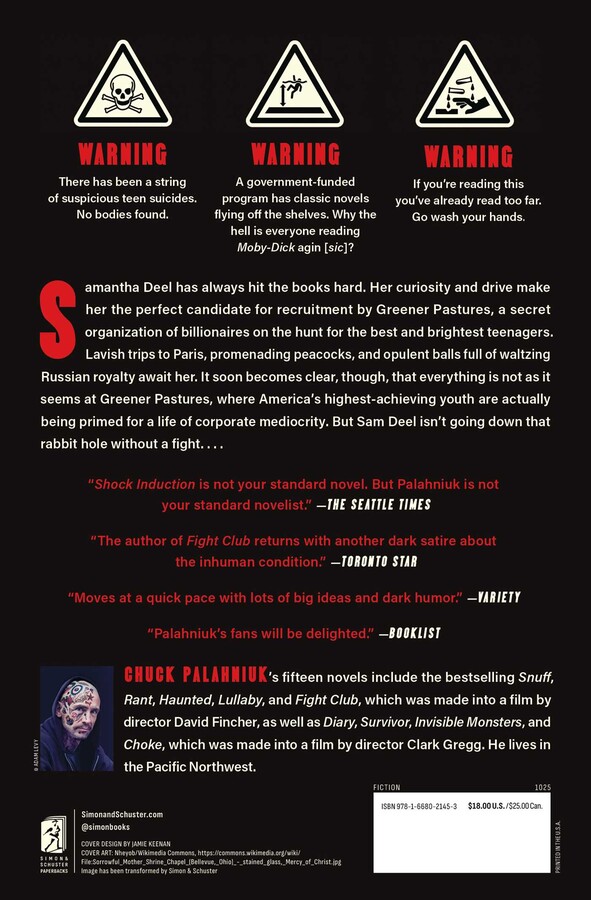 Shock Induction | Book by Chuck Palahniuk | Official Publisher Page ...
