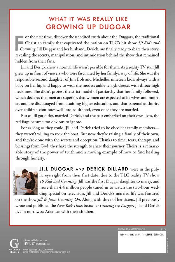 Counting the Cost | Book by Jill Duggar, Derick Dillard, Craig Borlase ...