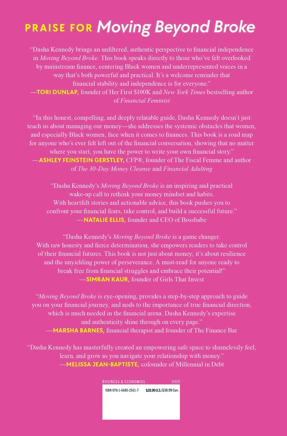 Moving Beyond Broke | Book by Dasha Kennedy | Official Publisher Page | Simon & Schuster Canada