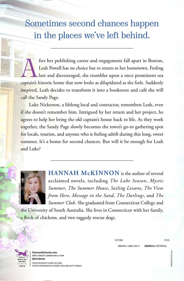 The Sandy Page Bookshop | Book by Hannah McKinnon | Official Publisher Page | Simon & Schuster