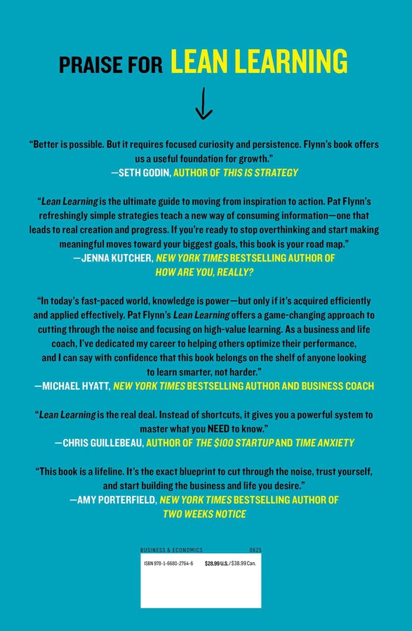 Lean Learning | Book by Pat Flynn | Official Publisher Page | Simon ...