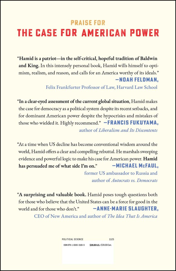 The Case for American Power | Book by Shadi Hamid | Official Publisher ...