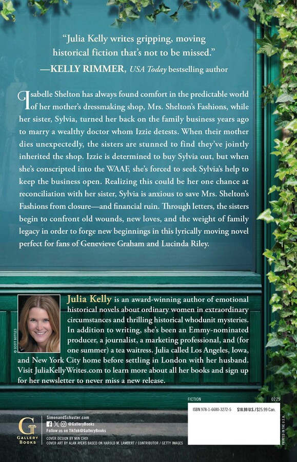 The Dressmakers of London | Book by Julia Kelly | Official Publisher ...