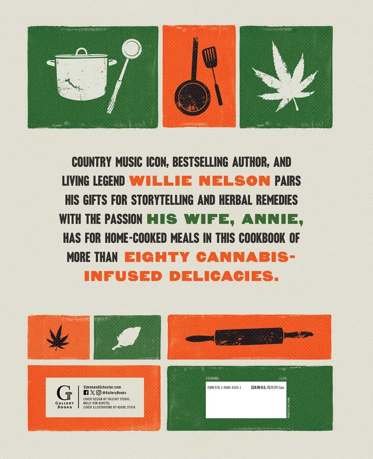 Willie and Annie Nelson's Cannabis Cookbook | Book by Willie Nelson ...