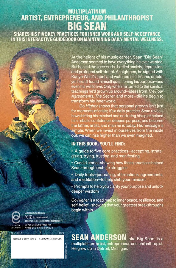 Go Higher | Book by Big Sean, Jay Shetty | Official Publisher Page ...