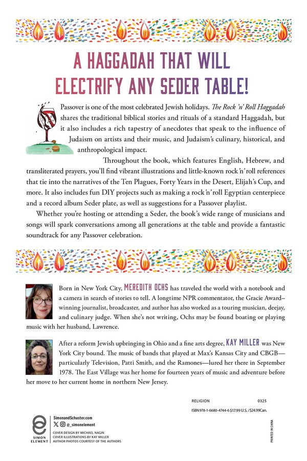 The Rock 'N' Roll Haggadah | Book by Meredith Ochs, Kay Miller ...