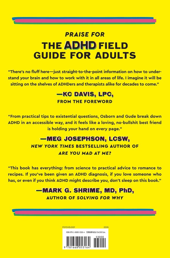 The ADHD Field Guide for Adults | Book by Cate Osborn, Erik Gude ...