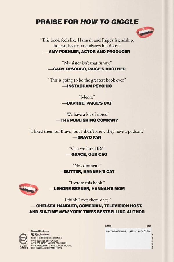 How to Giggle | Book by Hannah Berner, Paige DeSorbo | Official ...