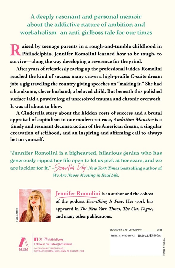 Ambition Monster | Book by Jennifer Romolini | Official Publisher Page ...