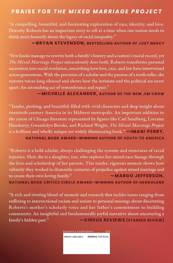 The Mixed Marriage Project | Book by Dorothy Roberts | Official ...