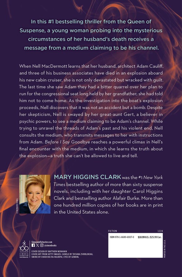 Before I Say Goodbye | Book by Mary Higgins Clark | Official Publisher ...