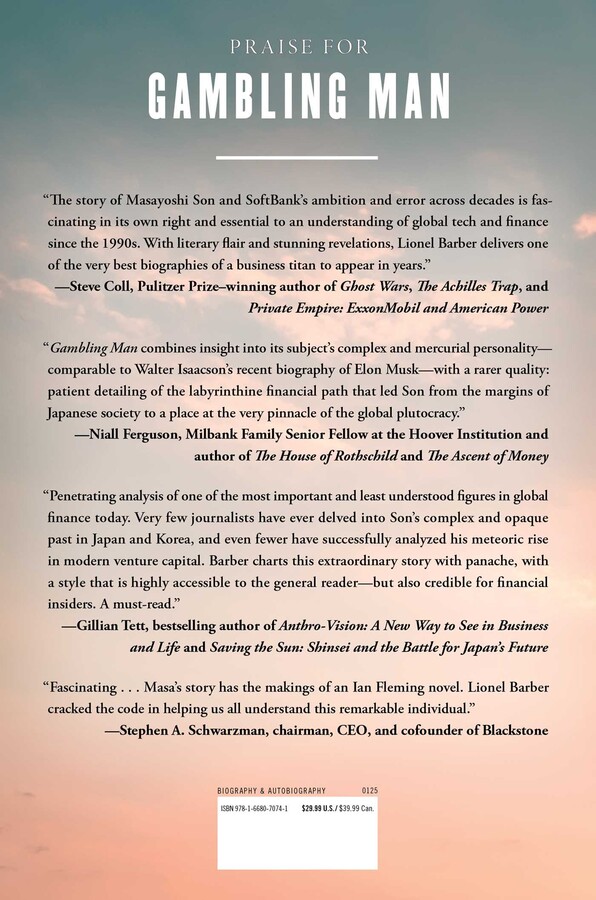 Gambling Man | Book by Lionel Barber | Official Publisher Page | Simon ...