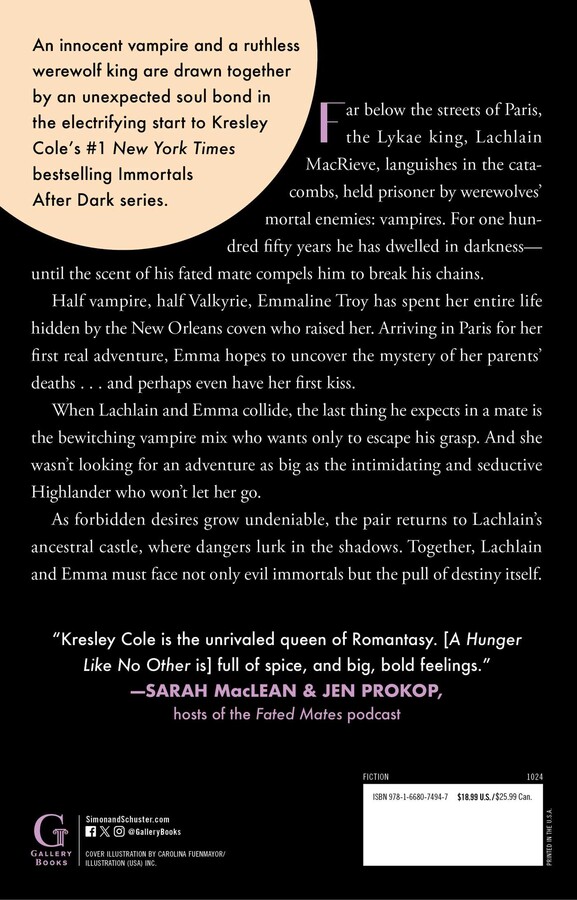 A Hunger Like No Other | Book by Kresley Cole | Official Publisher Page | Simon & Schuster Canada
