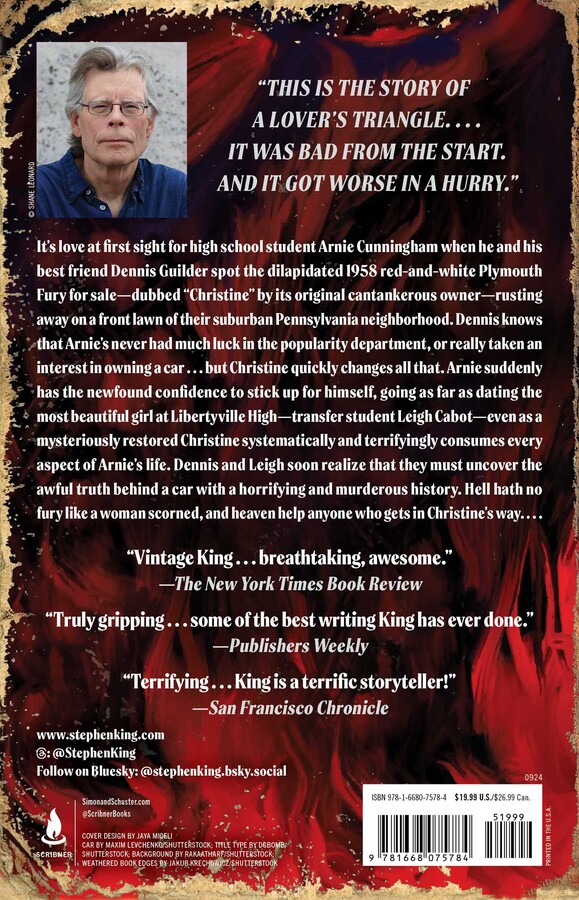 Christine | Book by Stephen King | Official Publisher Page | Simon ...